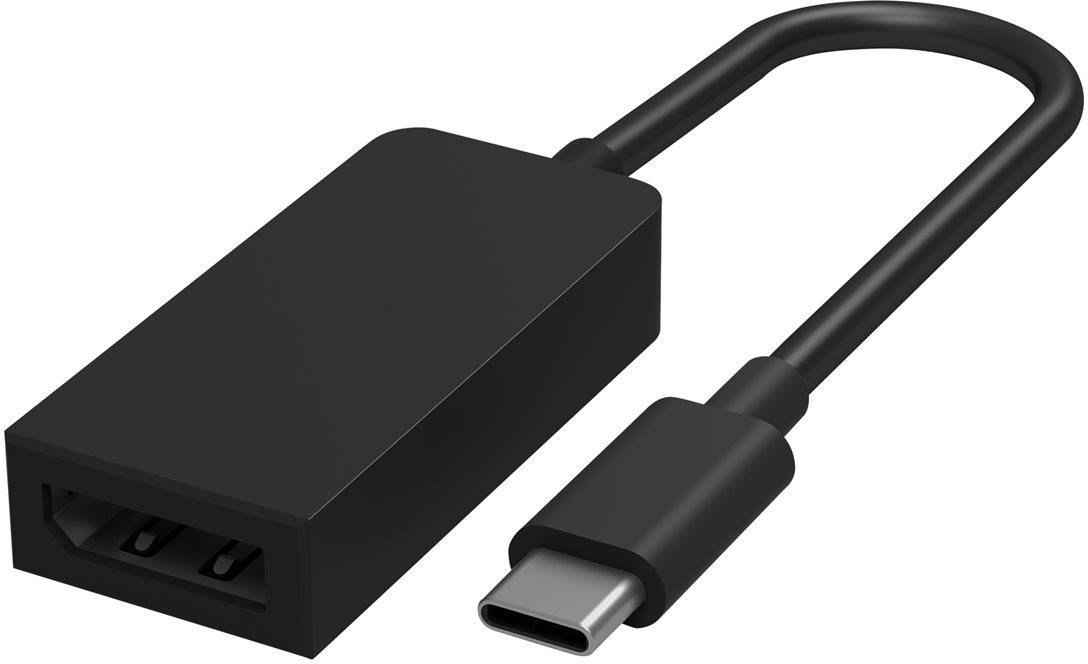 Microsoft Surface, adaptér USB-C na DisplayPort M/F, káblová, 16 cm ...