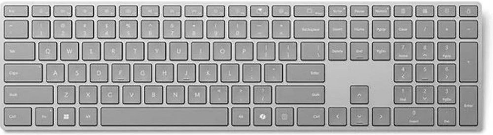 Microsoft Surface Keyboard 2. edícia, CZ-SK layout, sivá