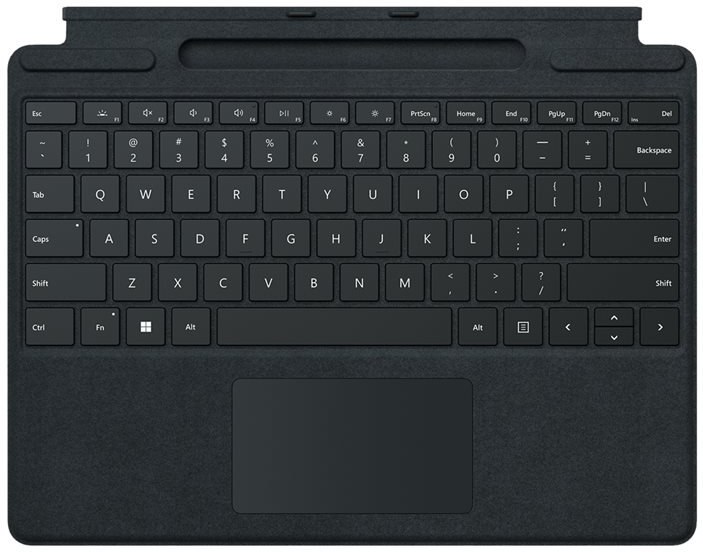 Microsoft Surface Pro Signature Keyboard (Black), Commercial, ENG ...