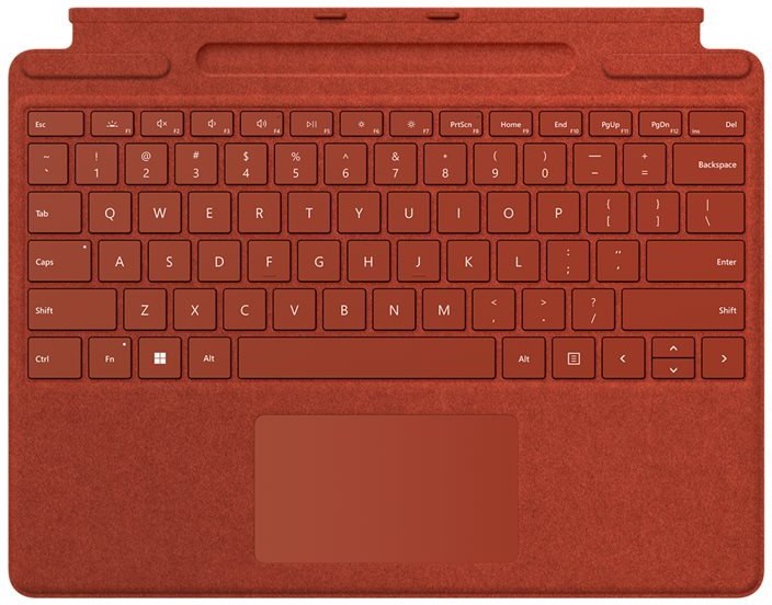Microsoft Surface Pro Signature Keyboard (Poppy Red), ENG | VÝPREDAJ