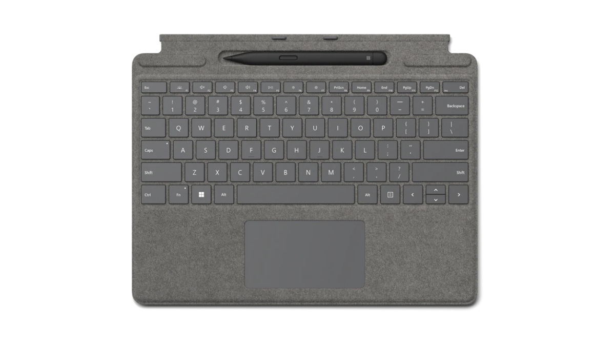 Microsoft Surface Pro Signature Keyboard + Slim Pen 2 Bundle (Platinum ...