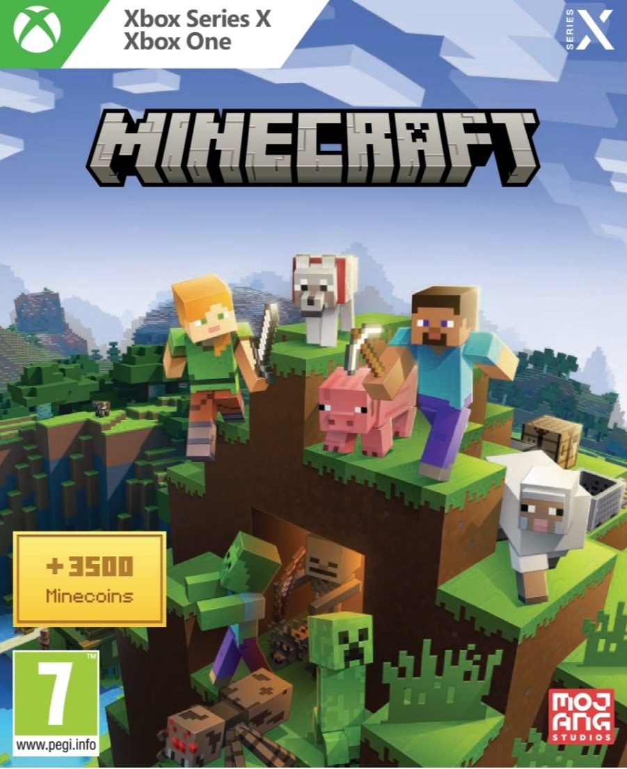 Minecraft + 3500 Minecoins, krabicová verzia | VÝPREDAJ
