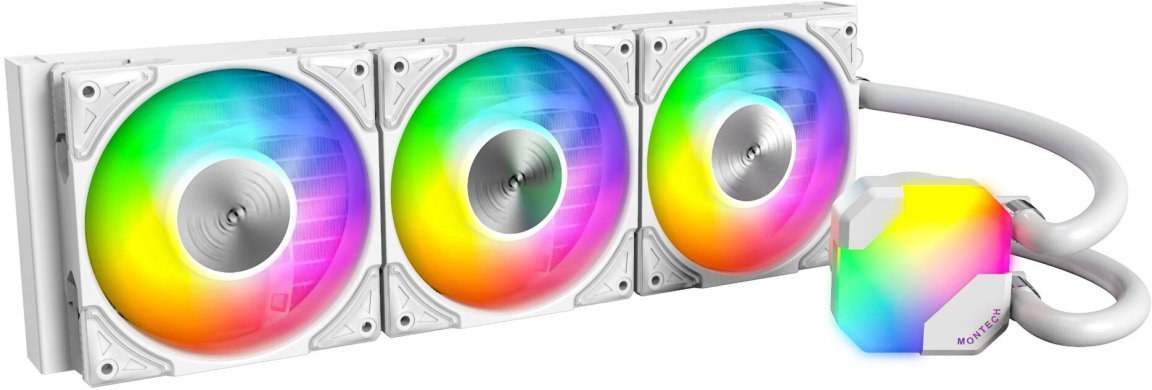 Montech Hyper Flow ARGB AIO 360, biely - chladič pre procesor