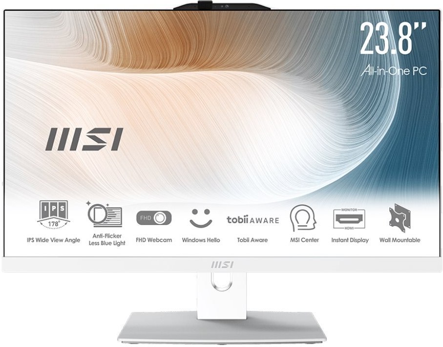 MSI AIO Modern AM242P 12M-676XEU, biely | VÝPREDAJ