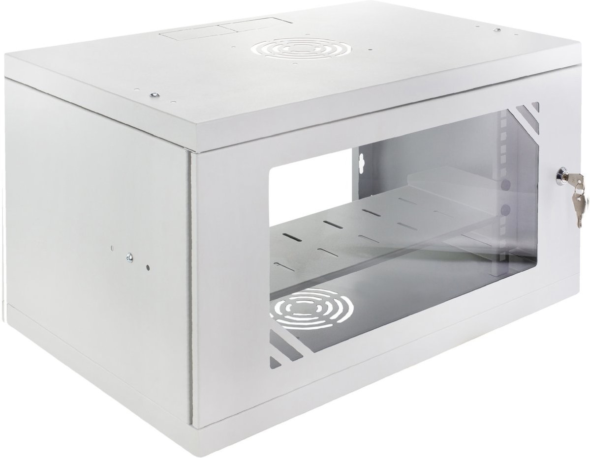 NEKU 19" závesný rack 6U/350mm, sivý | Datacomp.sk