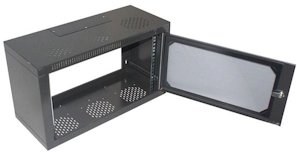 Netrack 19" závesný rack 6U/240mm, grafitový | VÝPREDAJ