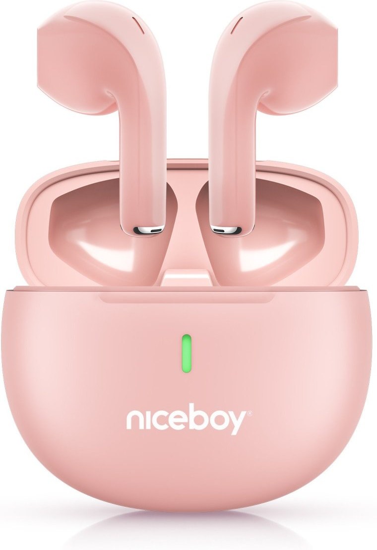 Niceboy Hive Beans Pop bezdrôtové slúchadlá, ružové | VÝPREDAJ