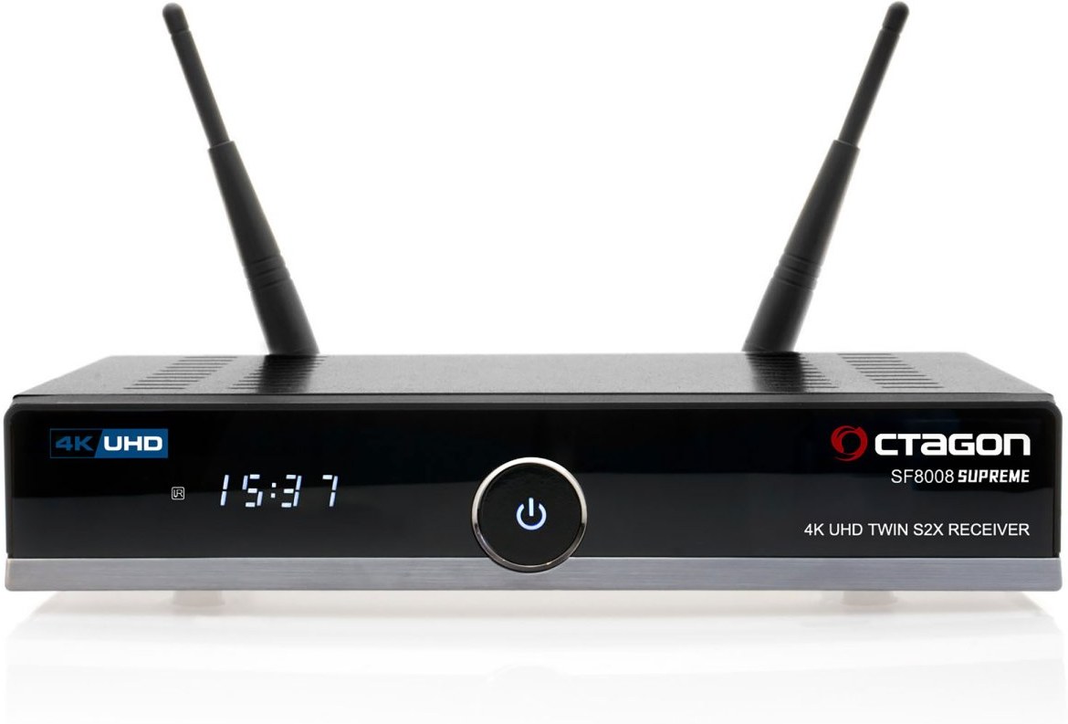 OCTAGON SF8008 SUPREME Twin 4K UHD, dual OS Enigma 2 / DefineOS