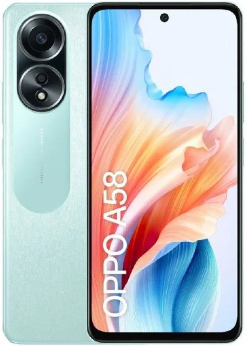 OPPO A58, 6 GB, 128 GB, zelený - mobil | VÝPREDAJ