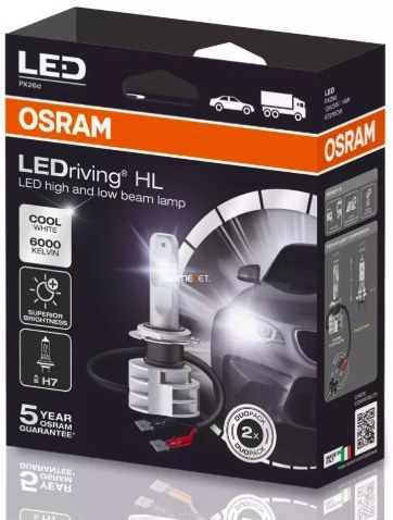Osram 67210CW gen2 LEDriving HL H7 12/24V LED set 6000K 2ks/bal.