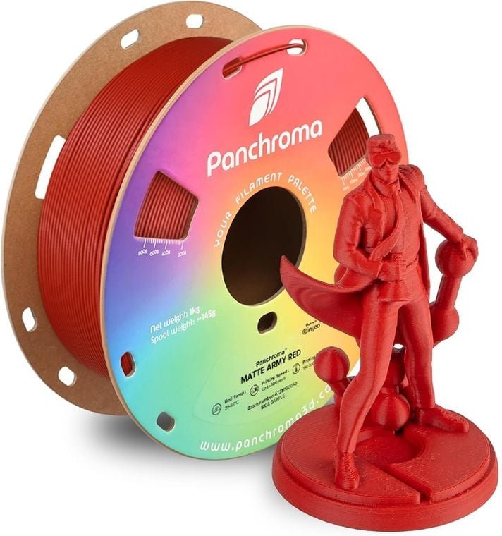 Polymaker Panchroma PLA Matte Army Red | Datacomp.sk