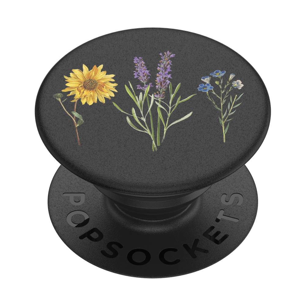PopSockets PopGrip Gen.2, Vintage Garden Black, kvetiny na čiernom ...