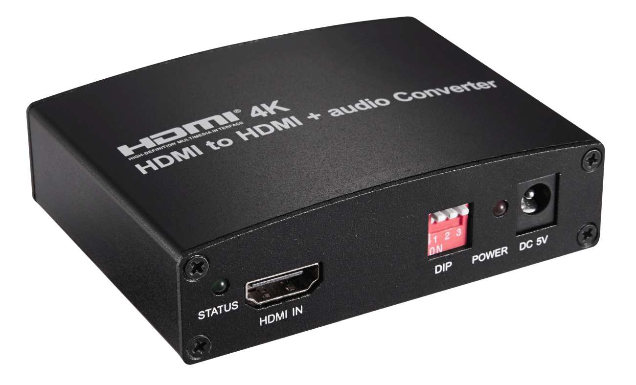 PremiumCord HDMI 4K Audio extractor s oddělením audia na stereo jack ...