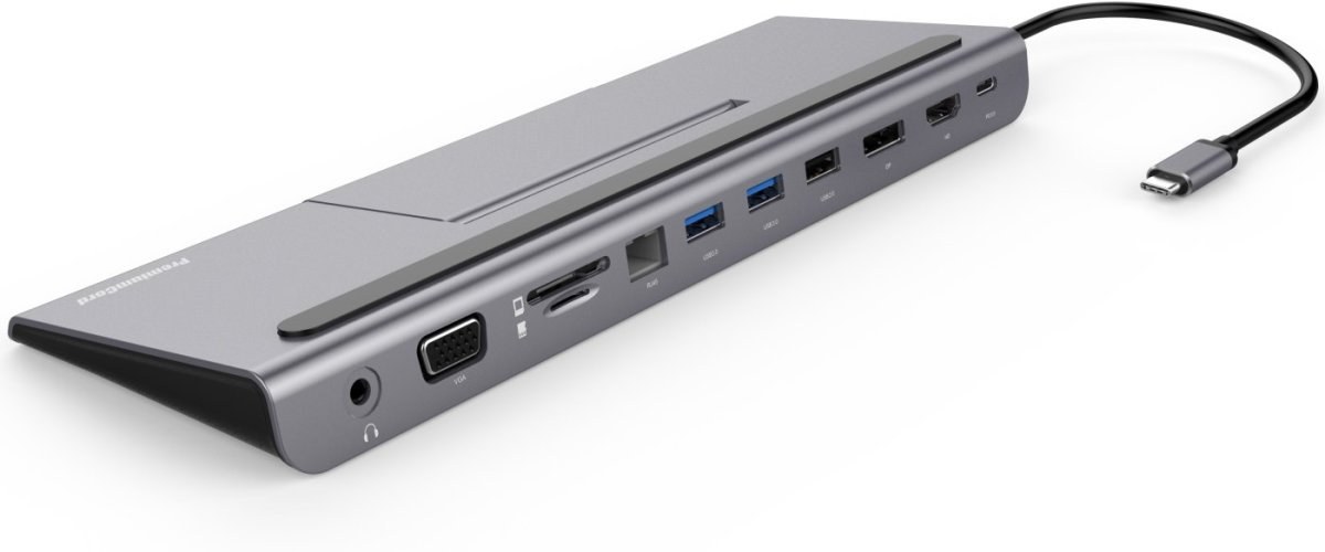 PremiumCord SB-C MST dock HDMI, VGA, DisplayPort a USB