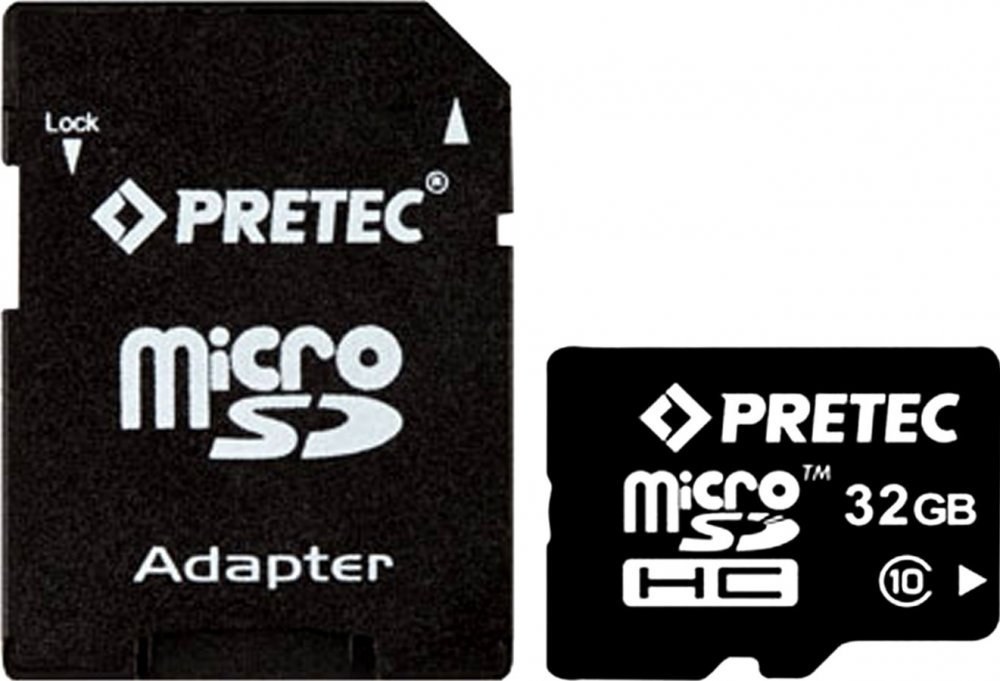 Pretec microSDHC 32GB + adaptér | VÝPREDAJ | Datacomp.sk