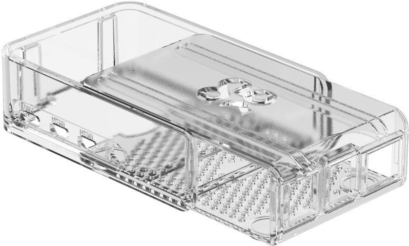 RASPBERRY Pi 4 Case SLIDE Clear | VÝPREDAJ | Datacomp.sk