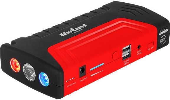 Rebel Jump starter nabíjačka URZ0929 10 000 mAh, svetlo