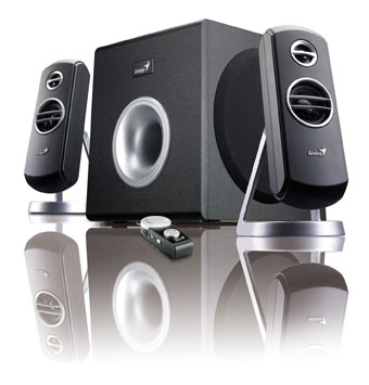 Reproduktory Genius SW-V2.1 1500 black 2+1 | Datacomp.sk