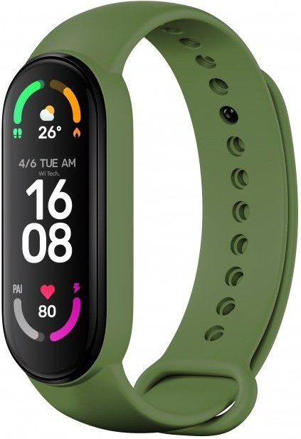RhinoTech náramok pre Xiaomi Mi Band 6, army zelená | VÝPREDAJ