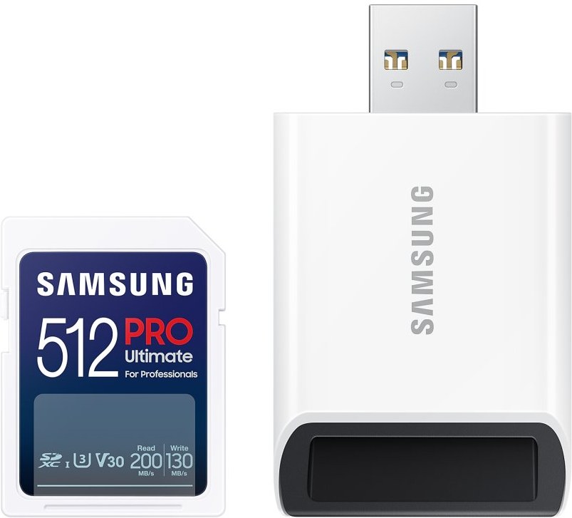 Samsung SDXC 512GB PRO ULTIMATE + USB adaptér