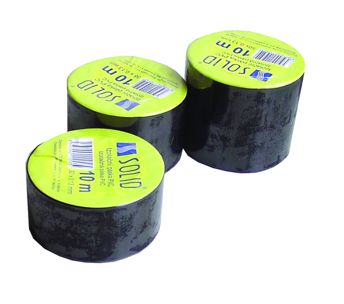 Solight AP05C, izolačná páska PVC 25x10 čierna