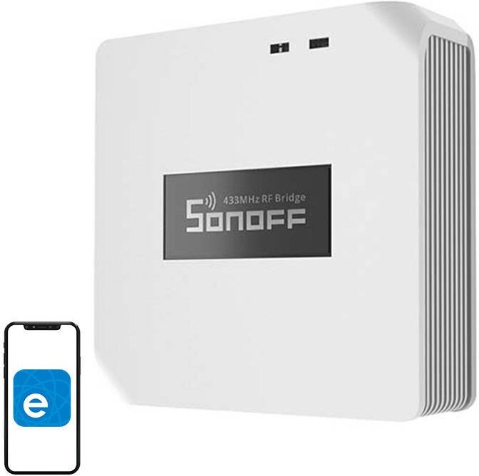 Sonoff RF BridgeR2, smart Hub WiFi/RF 433MHz | Datacomp.sk