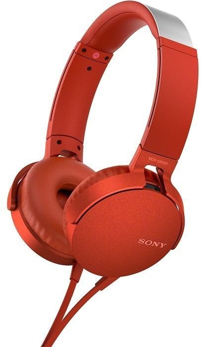 SONY XB550AP, slúchadlá, červené | VÝPREDAJ | Datacomp.sk
