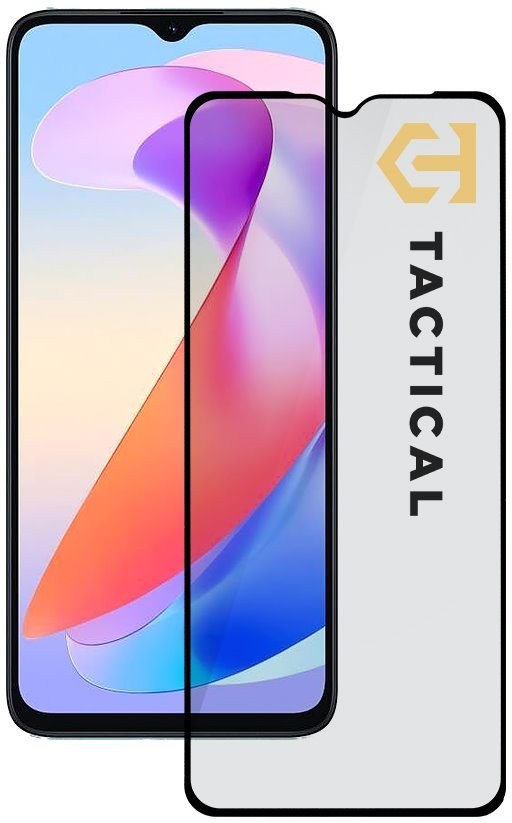 Tactical Glass Shield 5D sklo pre Honor X6a, čierne