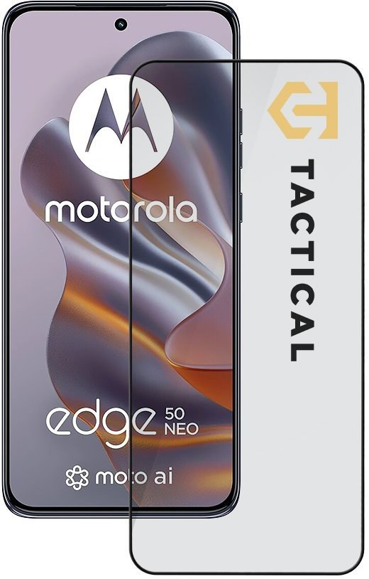 Tactical Glass Shield 5D sklo pre Motorola Edge 50 Neo, čierne