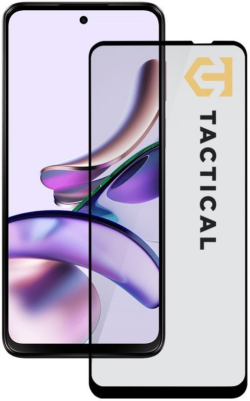 Tactical Glass Shield 5D sklo pre Motorola G13, čierne