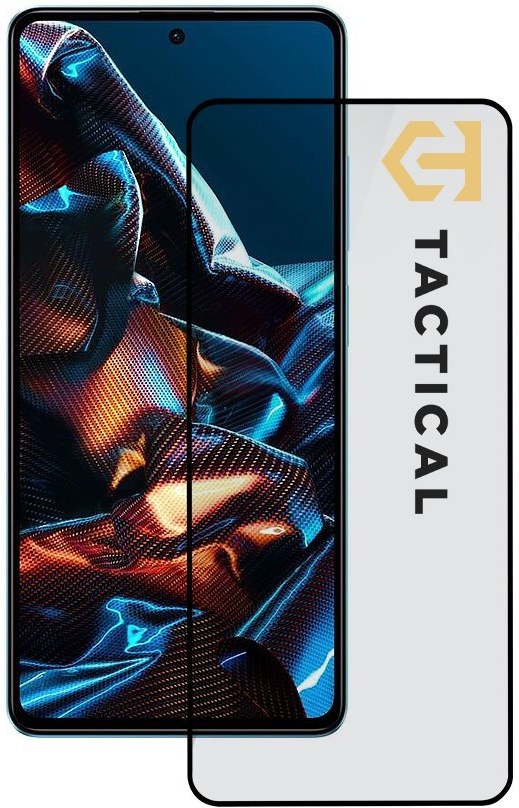 Tactical Glass Shield 5D sklo pre Poco X5 Pro 5G, čierne