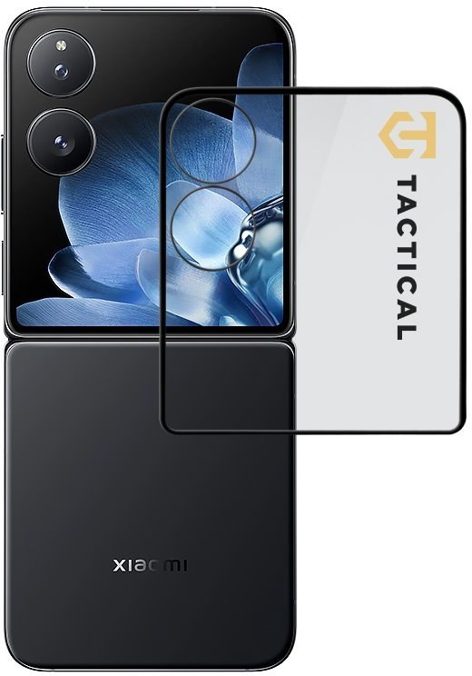 Tactical Glass Shield 5D sklo pre Xiaomi Mix Flip, čierne