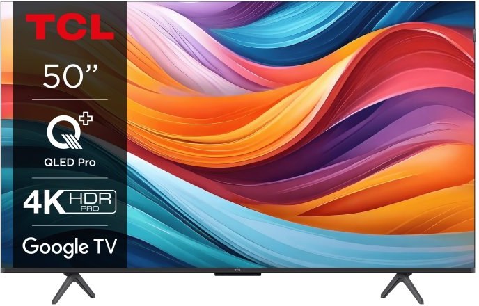 TCL 50T7B, 4K QLED TV, Google TV, 50" (126cm) | VÝPREDAJ