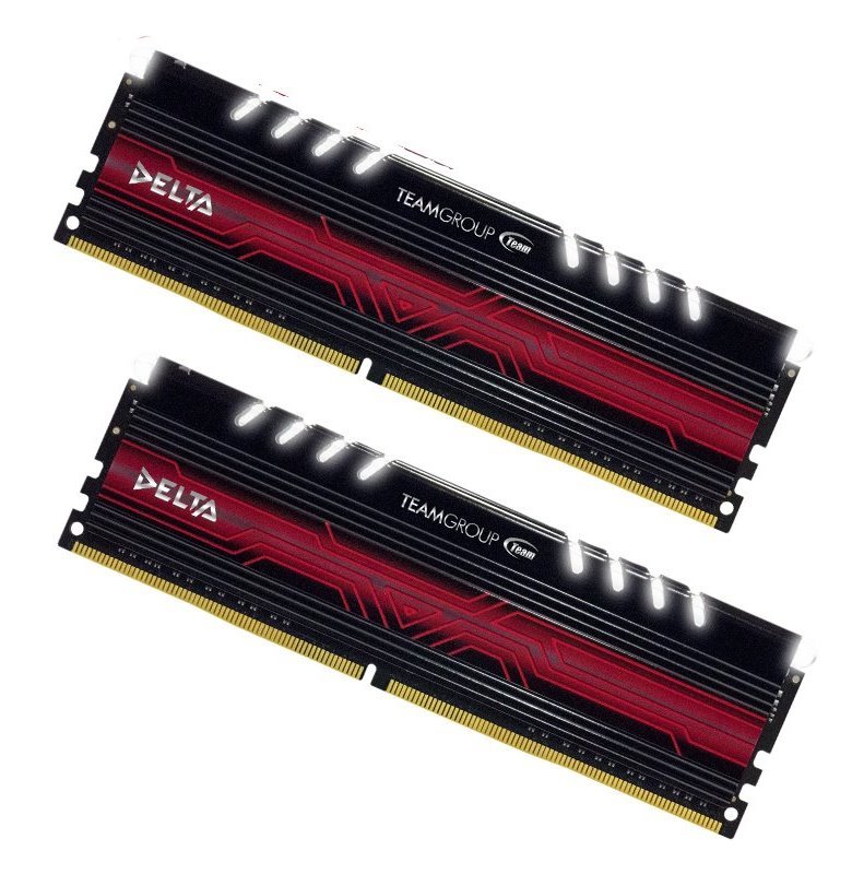 TEAM RAM DDR4 16GB (8GBx2) / 3000MHz / DELTA White series / CL16-18-18 ...