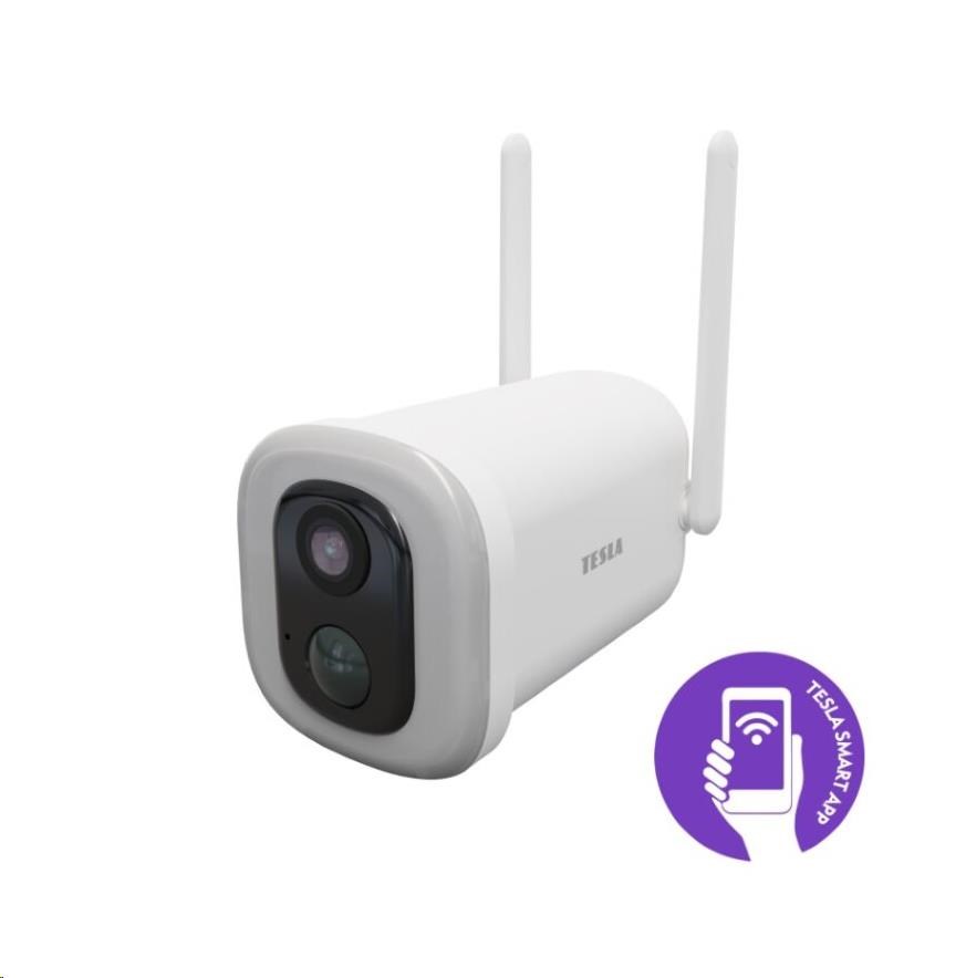 Tesla Smart Floodlight Battery Camera, bezpečnostná kamera - IP kamera ...