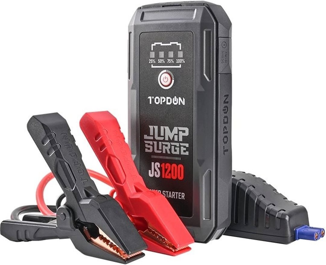 TOPDON Car Jump Starter JumpSurge 1200, 10 000 mAh