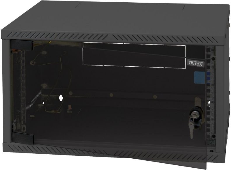 Triton 19" závesný rack 4U/400mm RXA, čierny | VÝPREDAJ