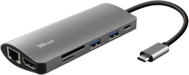 TRUST adaptér DALYX, 7-in-1, USB-C | Datacomp.sk
