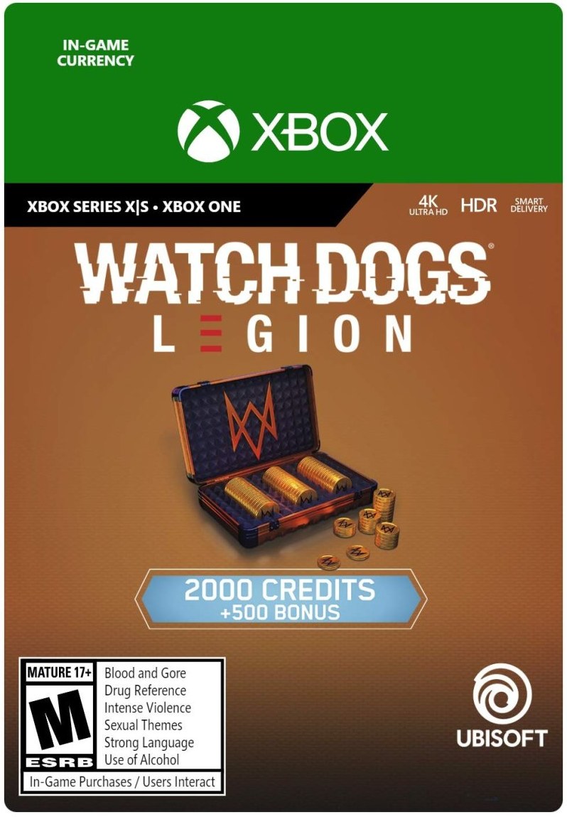 Watch Dogs®: Legion Credits Pack (2,500 Credits)